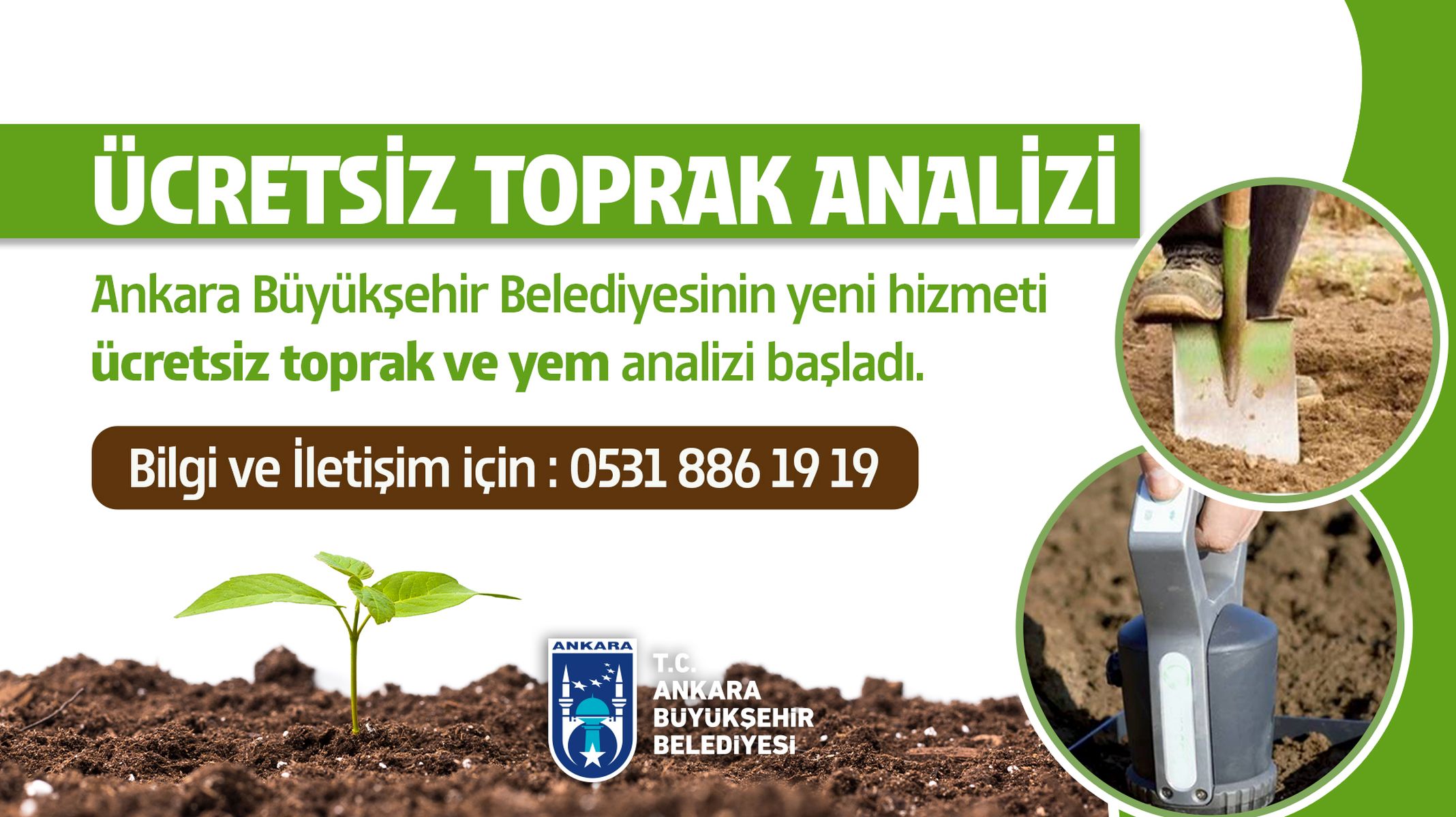 Ankaralı Çiftçilere Yem ve Toprak Analizi Desteği