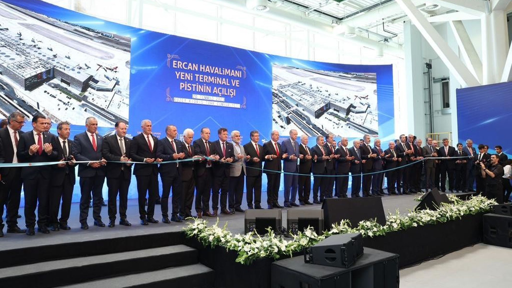 KKTC Yeni Ercan Havalimanı Terminal Binası ve Pisti Açıldı