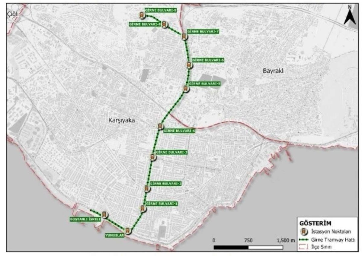 โครงการรถราง Örnekköy New Kyrenia – RayHaber